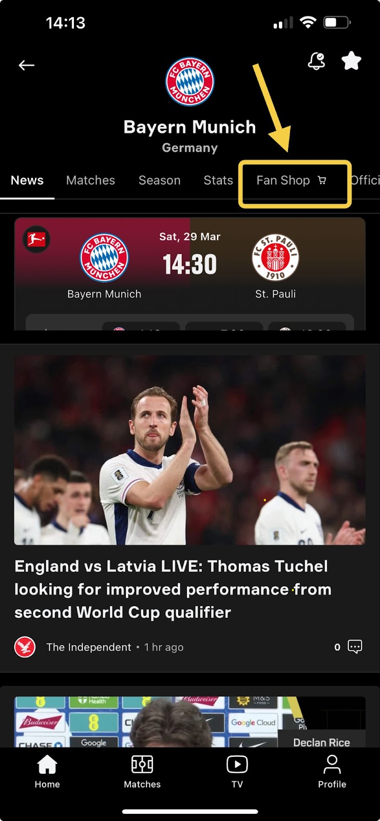 How can I find the FanShop and place an order? – OneFootball Help Center