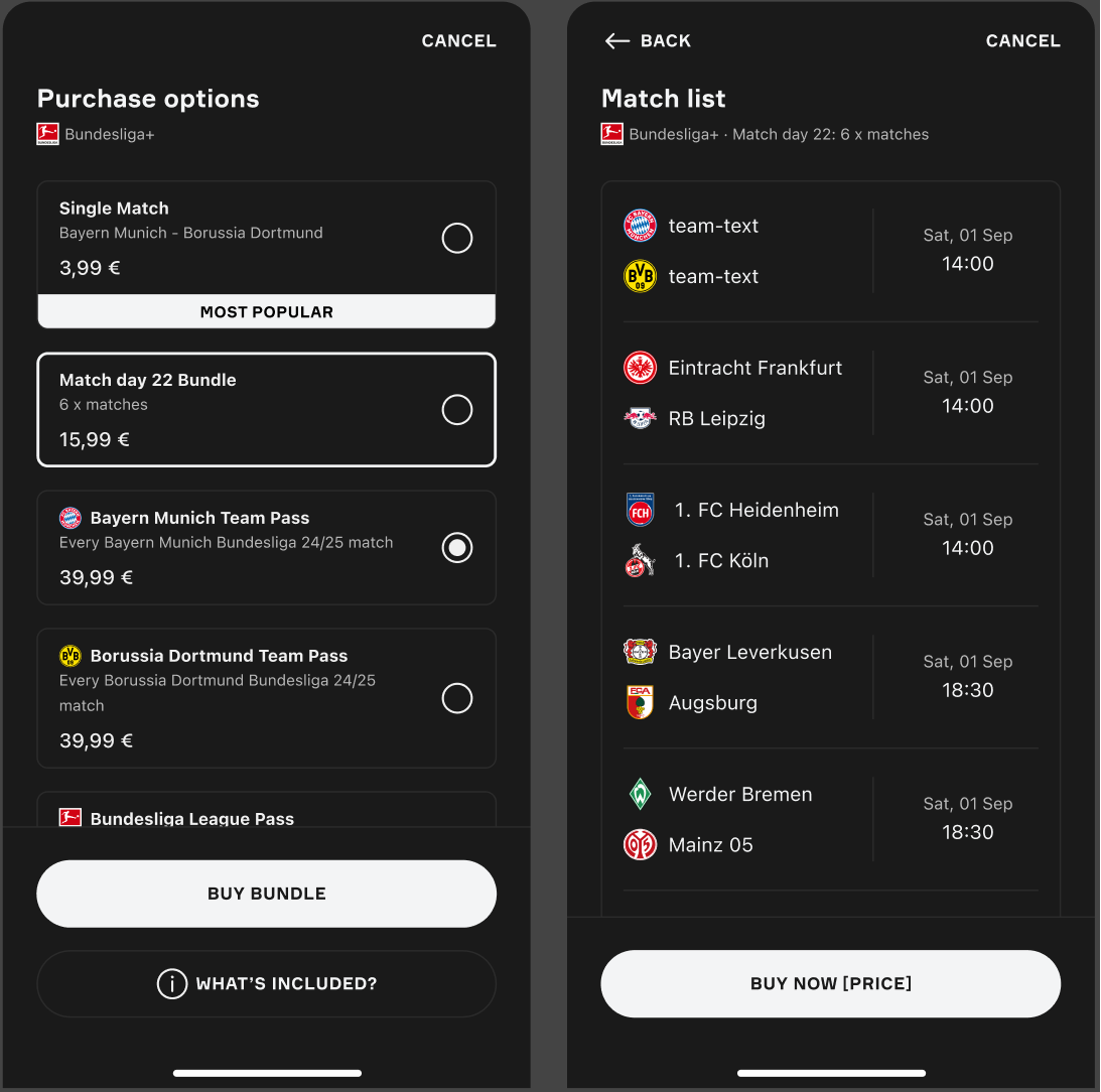 Understanding Match Bundles – OneFootball Help Center